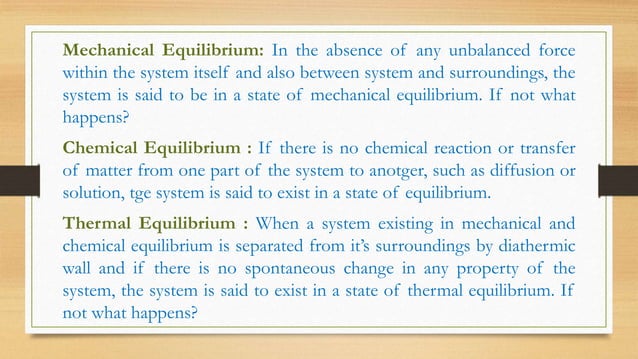 First law of thermodynamics, temperature scales | PPTX