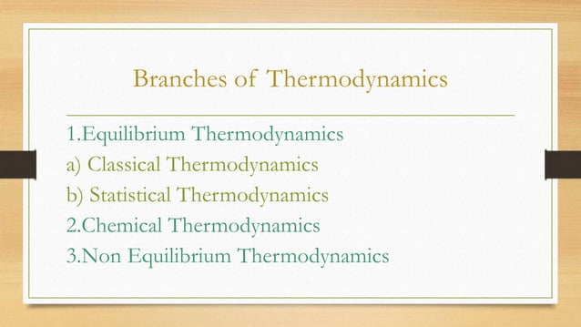 First law of thermodynamics, temperature scales | PPTX