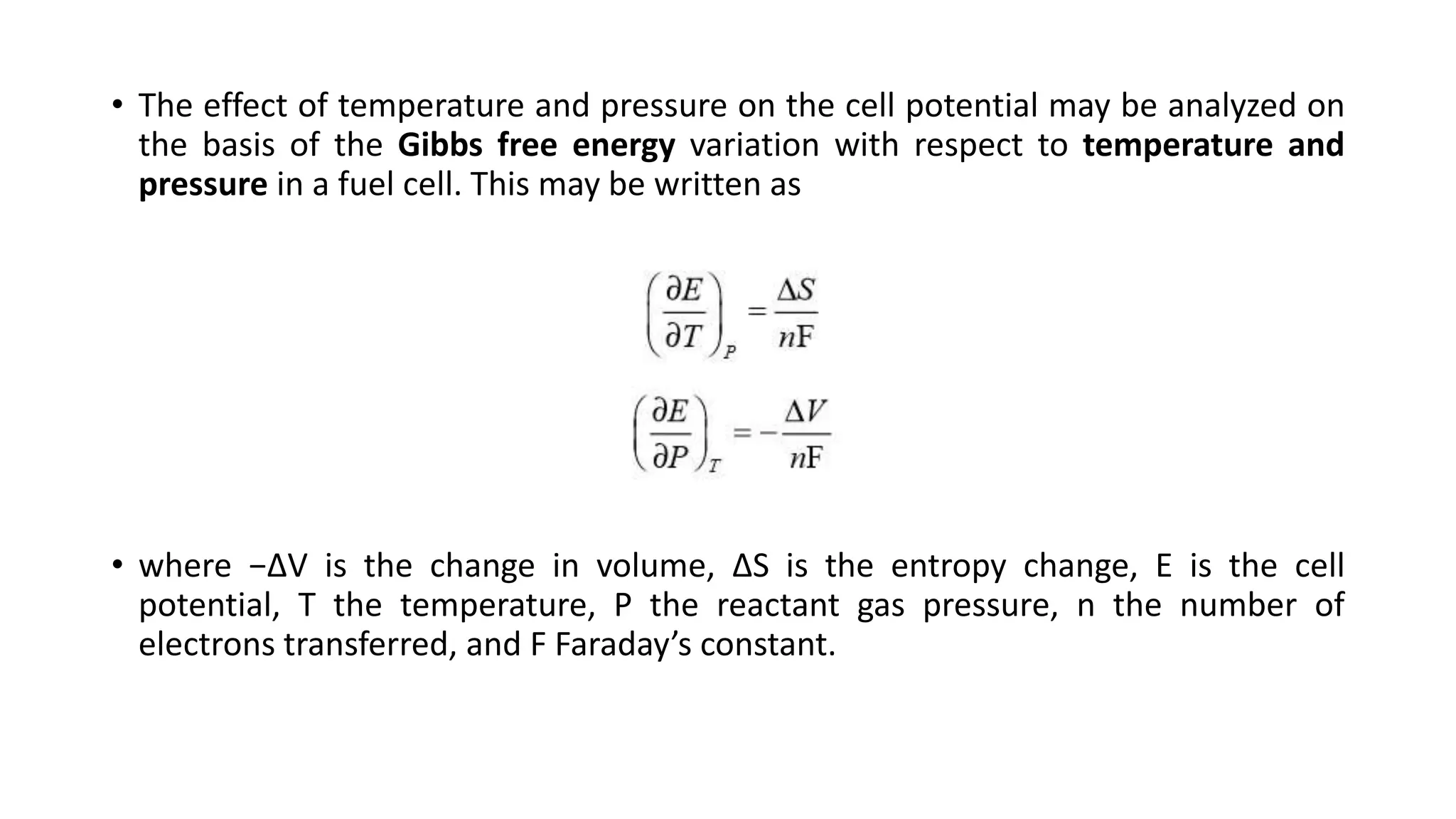Thermodynamics & electrochemical kinetics of fuel cell | PPTX