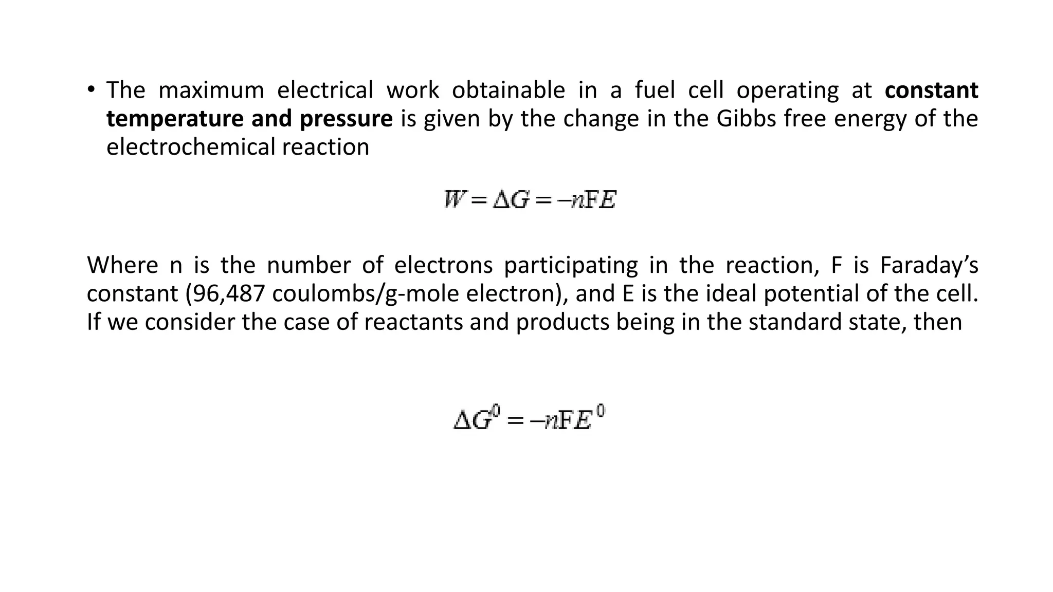 Thermodynamics & electrochemical kinetics of fuel cell | PPTX