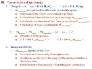 Introduction to Thermodynamics of chemical reactions. | PPT