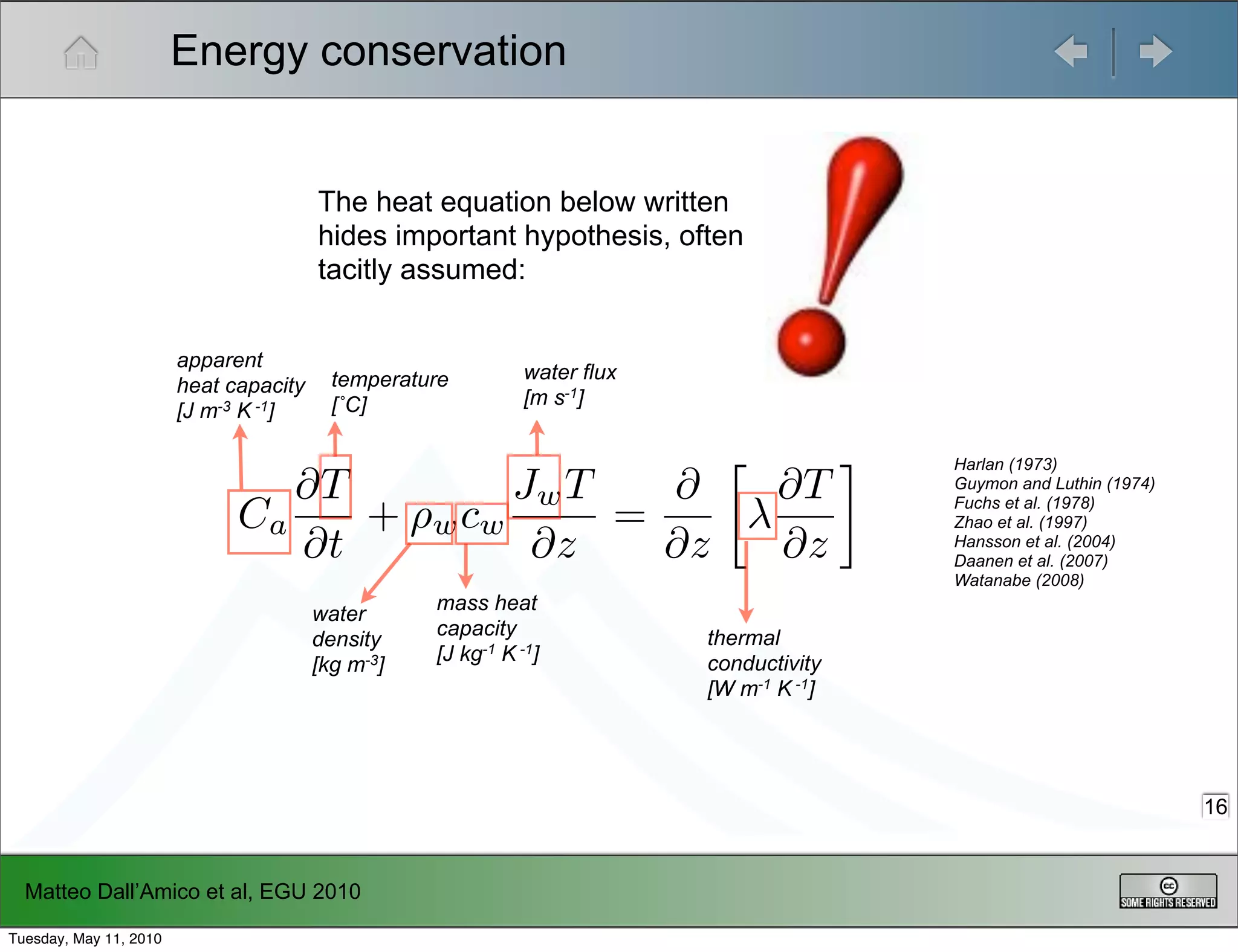 Thermodynamics of freezing soil | PDF
