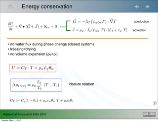 Thermodynamics of freezing soil | PDF