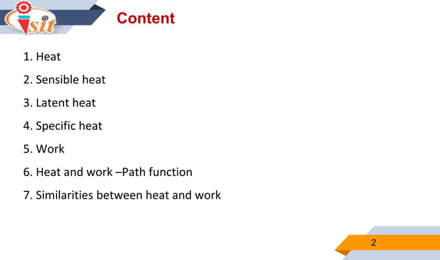 Thermodynamics Fundamental Concepts Heat and Work.pptx | Physics | Science