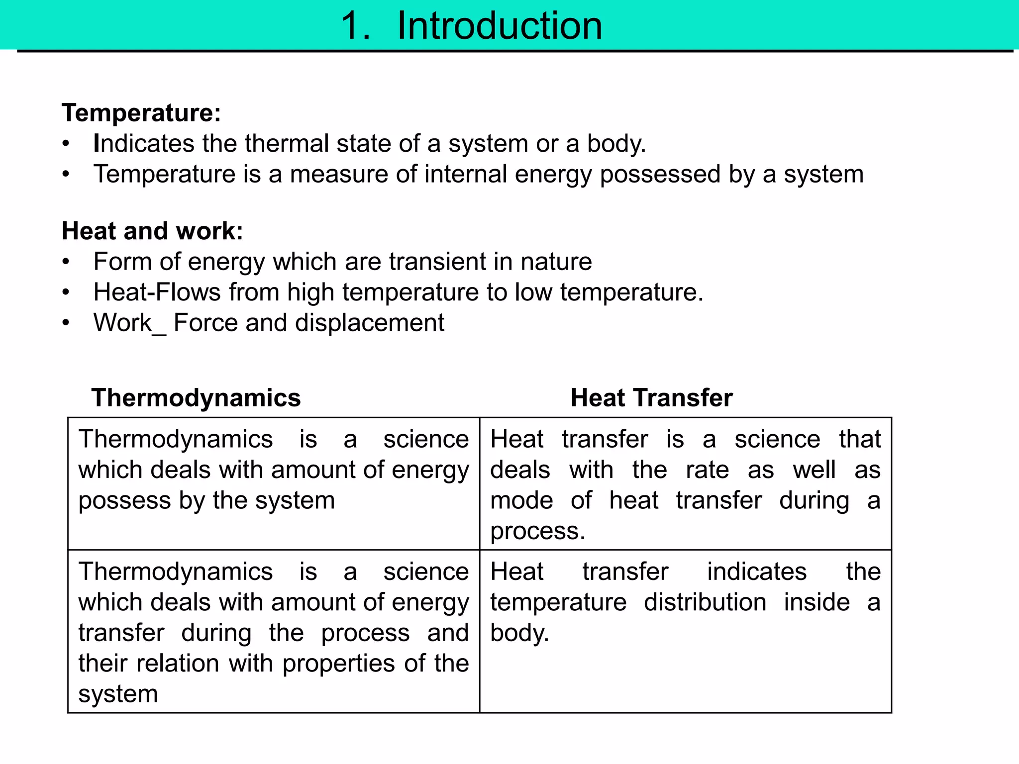 Thermodynamics, heat transfer, conduction equation | PDF