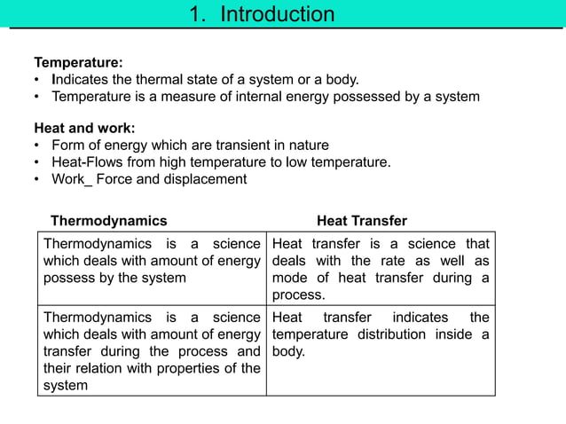 Thermodynamics, heat transfer, conduction equation | PDF