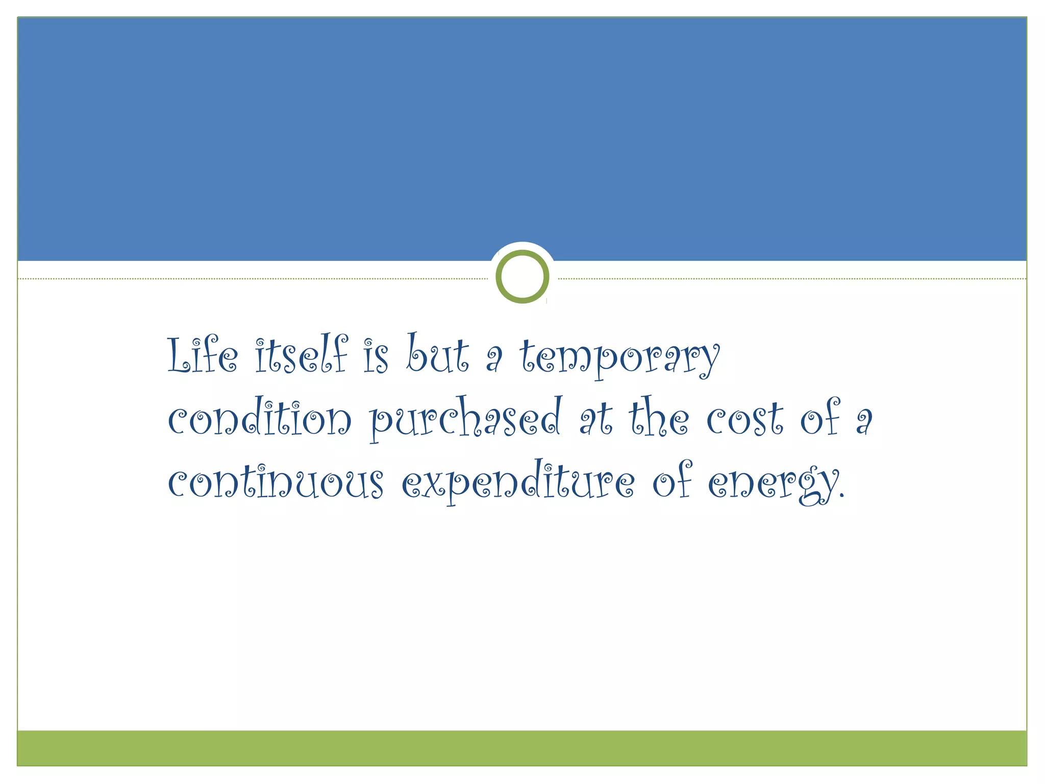 Thermodynamics in Ecology | PPT