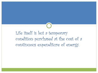 Thermodynamics in Ecology | PPT