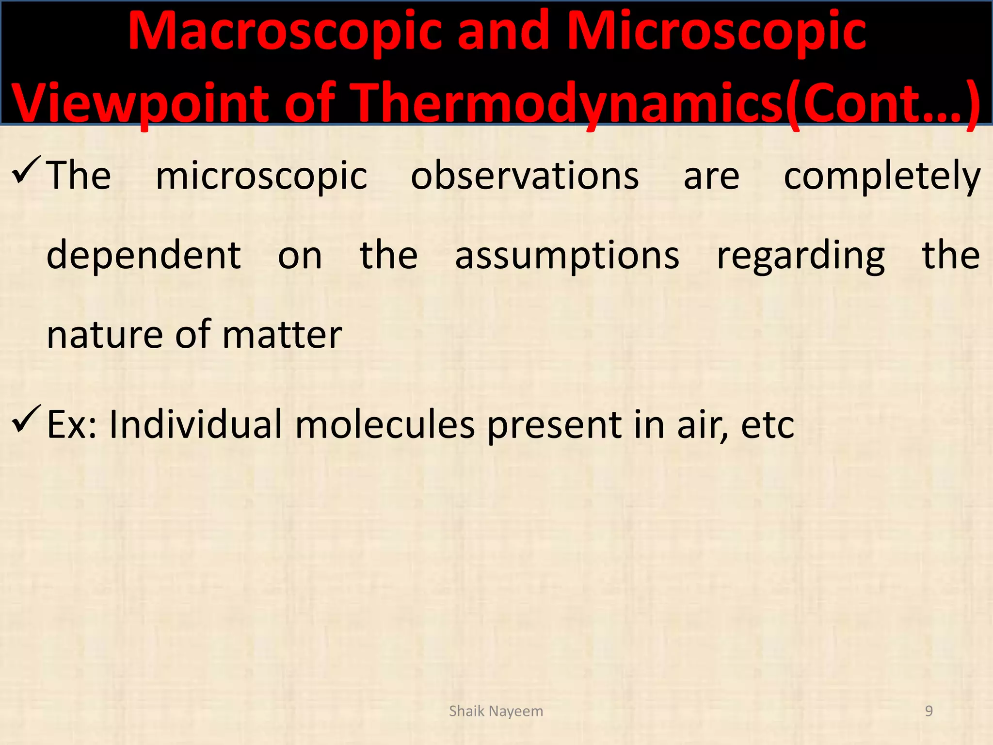 Thermodynamics introduction part 1 | PPTX