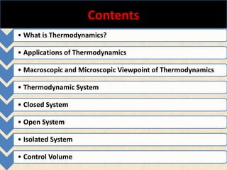 Thermodynamics introduction part 1 | PPTX