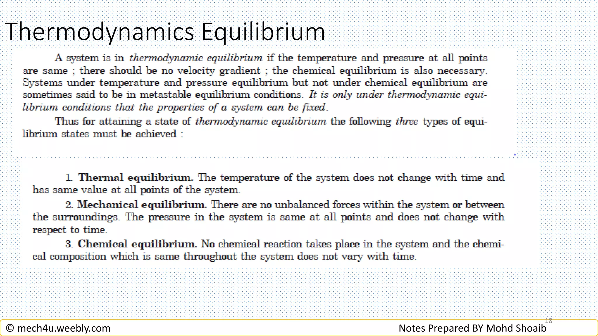 Thermodynamics Lectures Notes 1 | PPTX