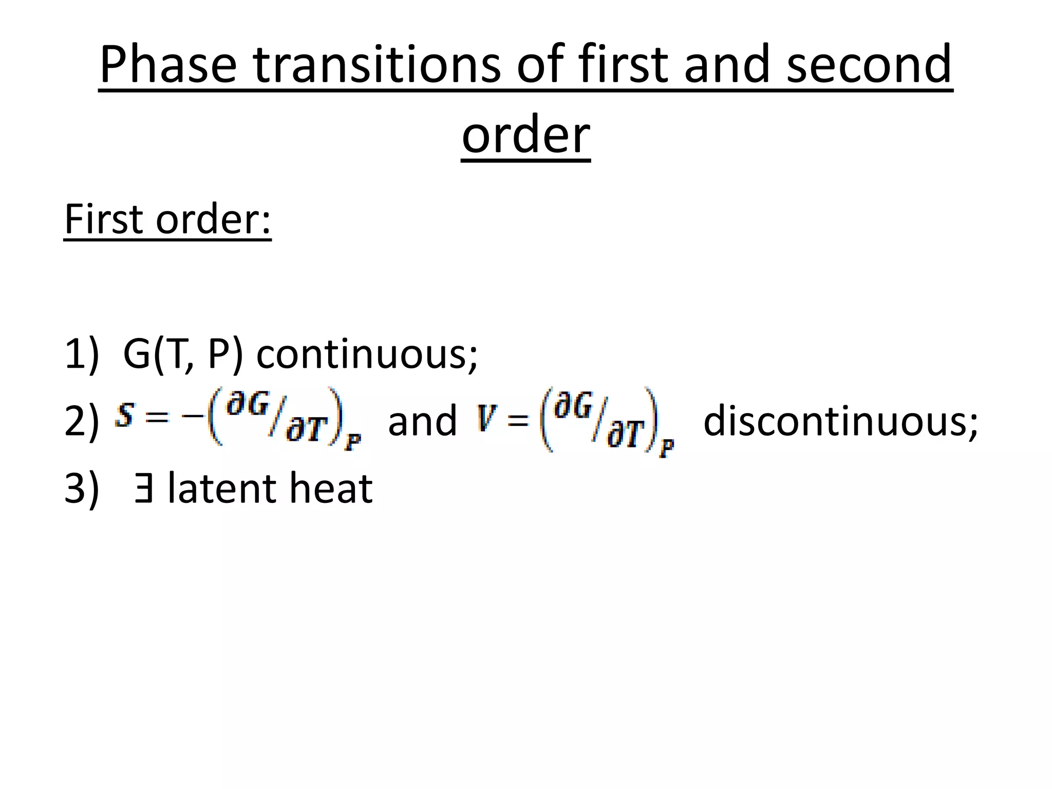 Thermodynamics of phase transitions akkamma | PPTX