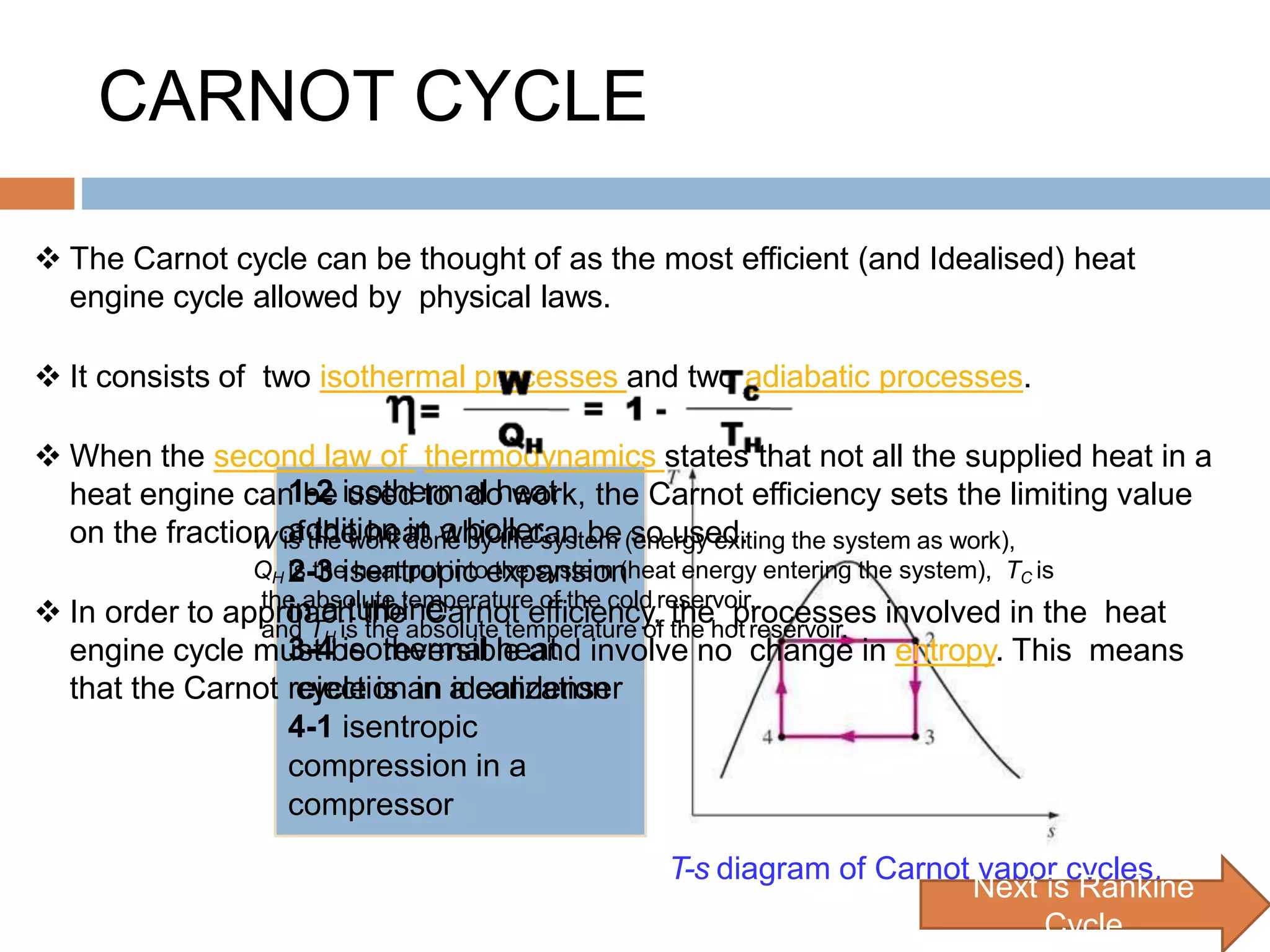 Thermodynamics of thermal power plants | PPTX