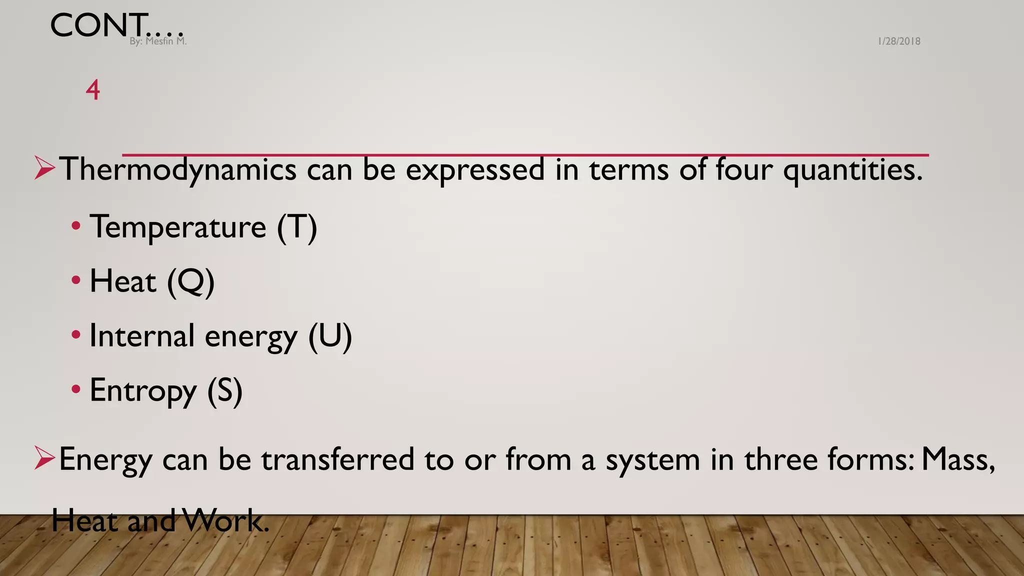 Overview of thermodynamics | PDF | Physics | Science