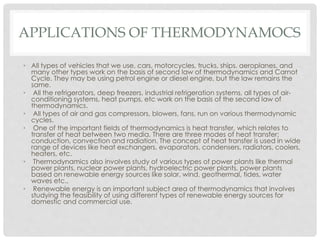Thermodynamics ppt | PPTX