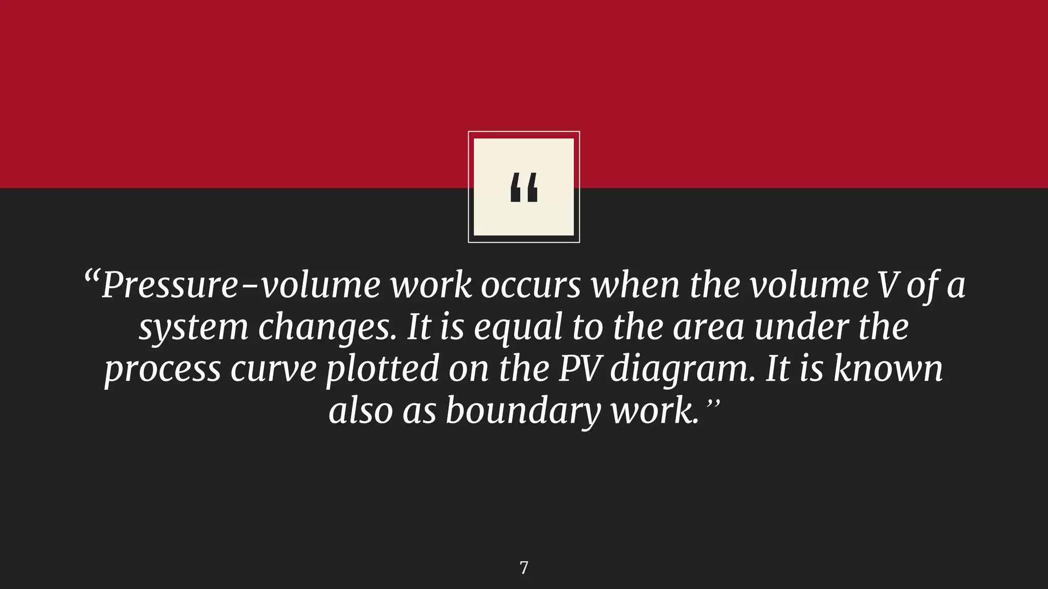 Work done by constant volume and pressure using PV diagram | PPTX