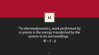 Work done by constant volume and pressure using PV diagram | PPTX