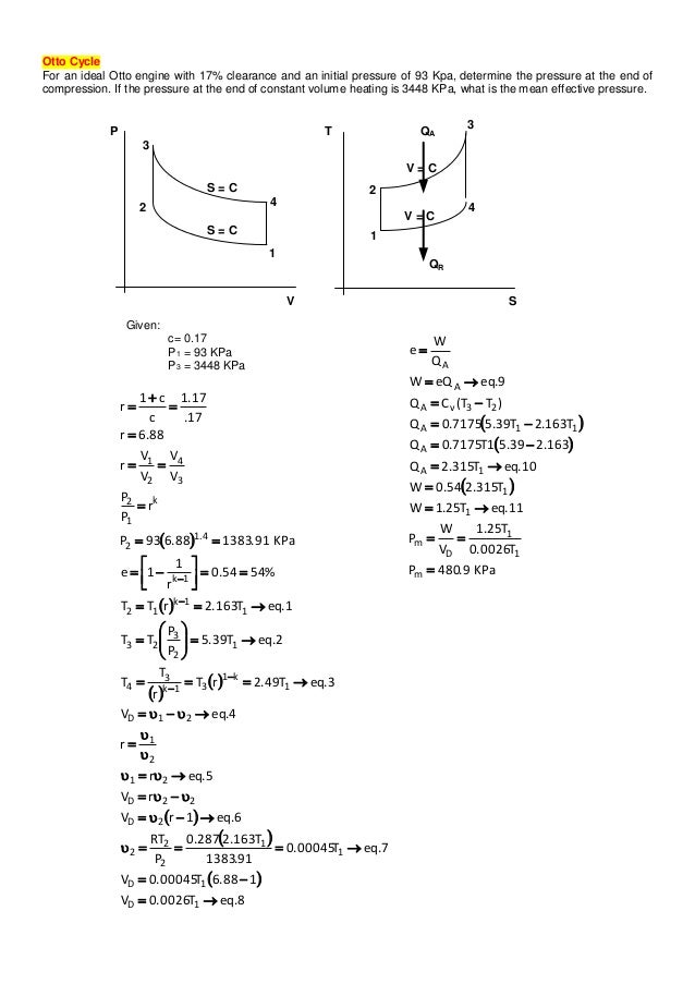Thermodynamics problems