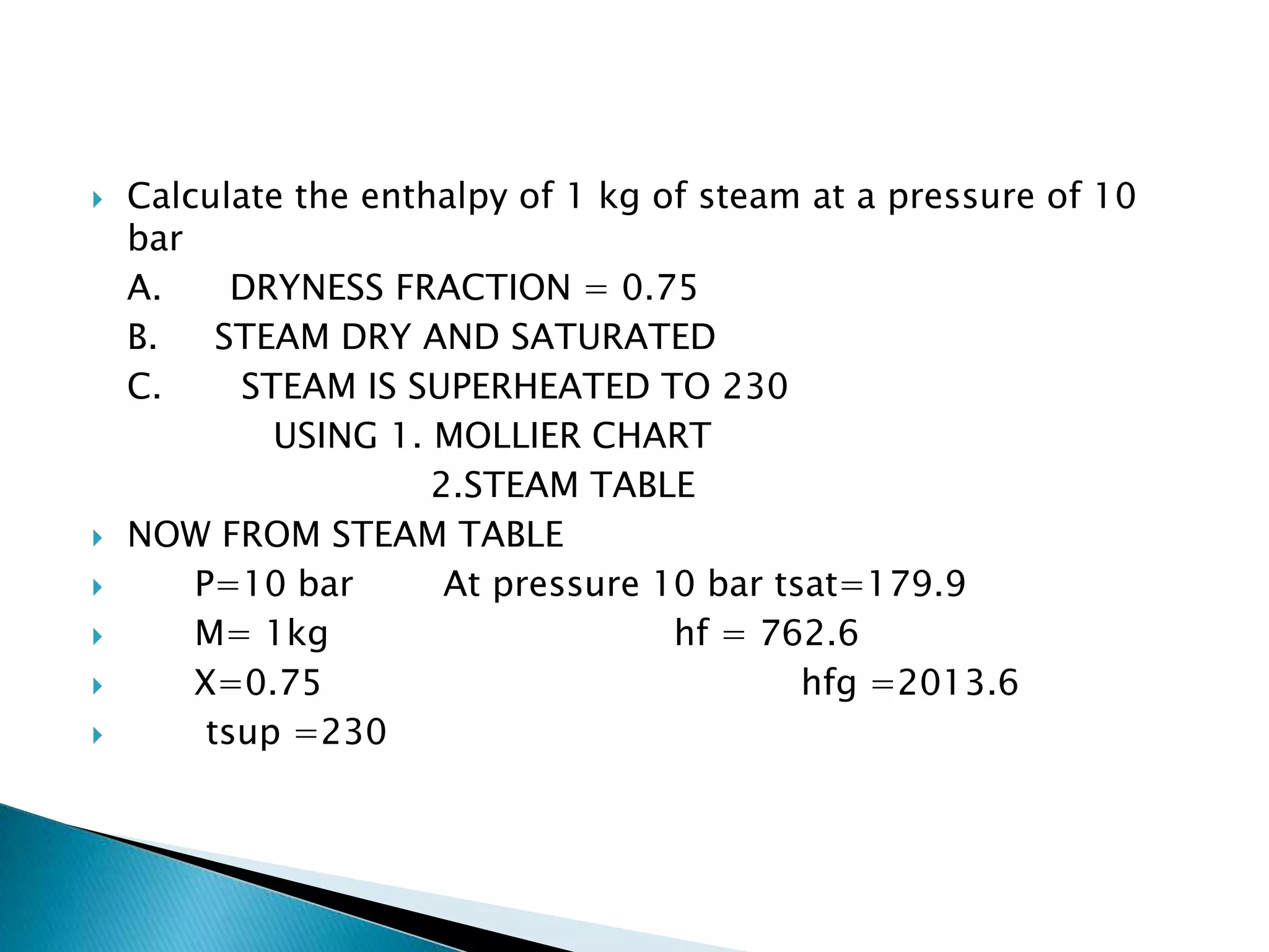 Thermodynamics process sand mollier chart | PPTX