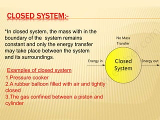 Thermodynamic sysytem and control volume and properties | PPTX