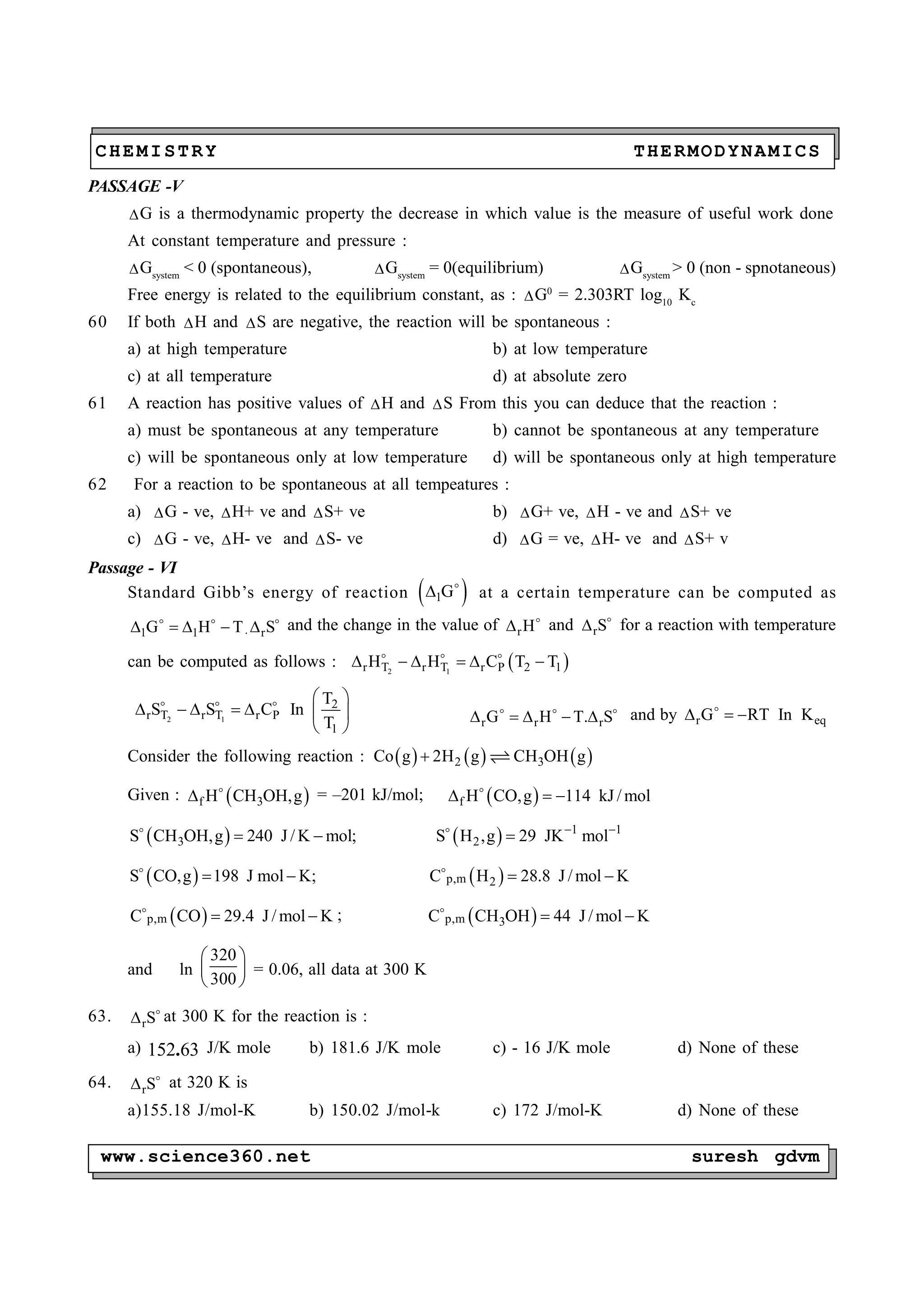 Thermodynamics objective | PDF