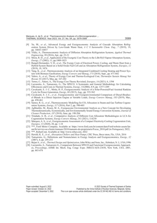 THERMOECONOMIC ANALYSIS OF A MICROCOGENERATION SYSTEM USING THE THEORY ...