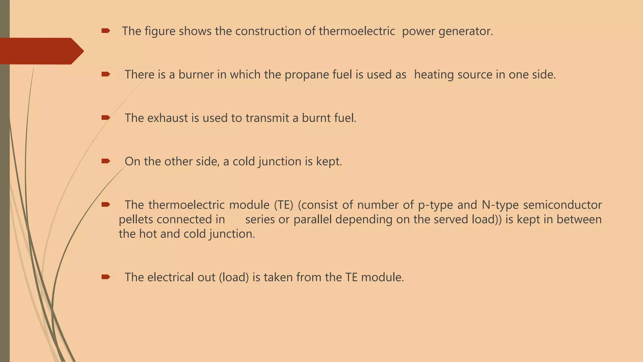 THERMOELECTRIC GENERATOR | PPTX