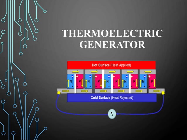 Thermo Electric Generator Pptx
