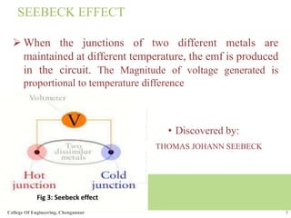 Thermoelectric generator | PPTX