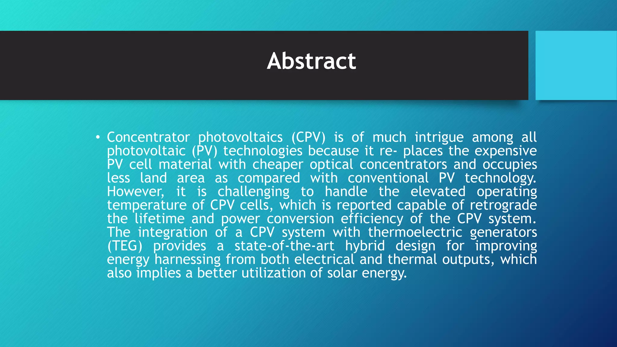 Thermoelectric generator technologies and hybrid photovoltaic.pptx