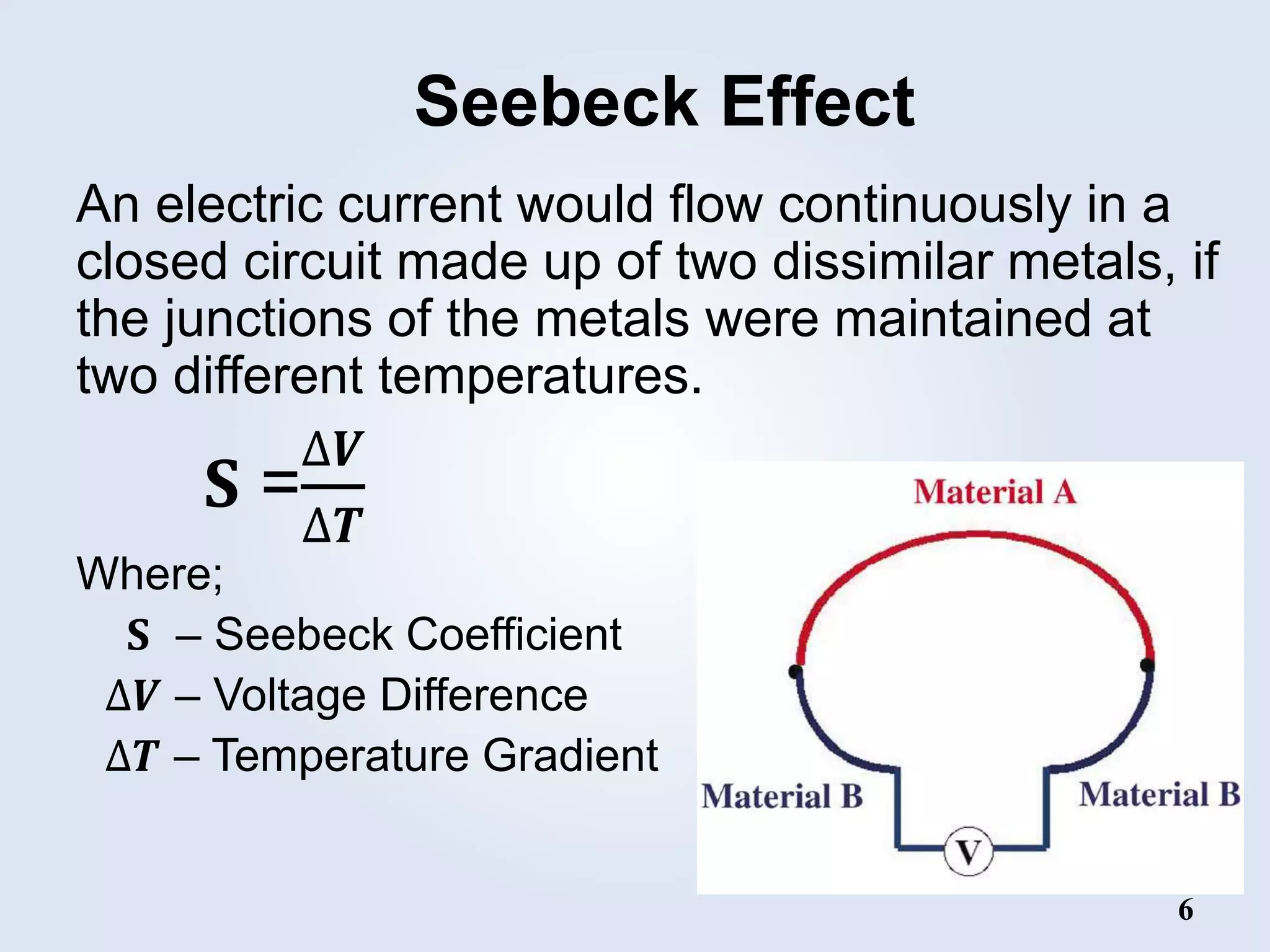 Thermoelectric materials & Applications | PPTX