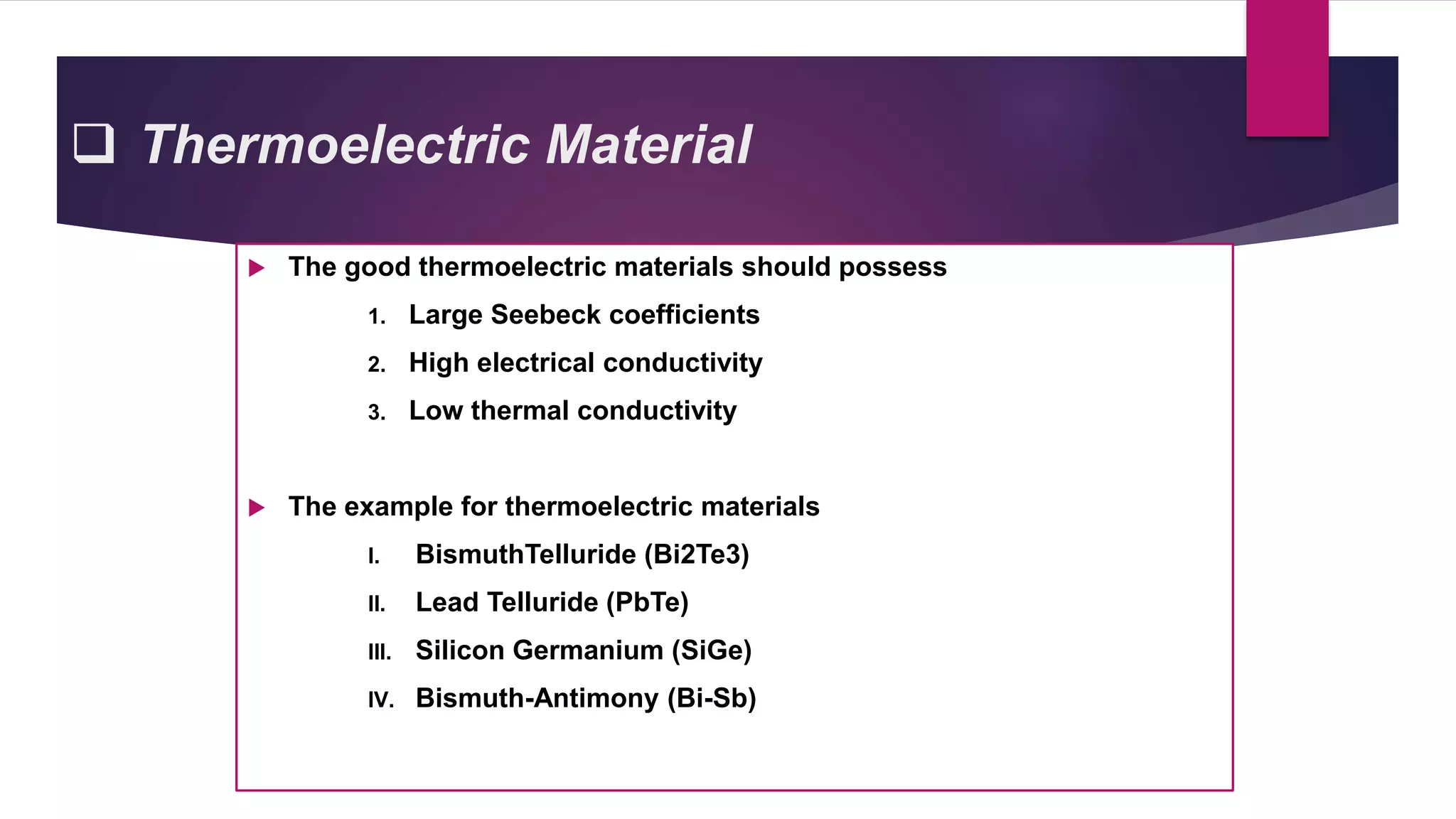 Thermo electric power generation | PPTX