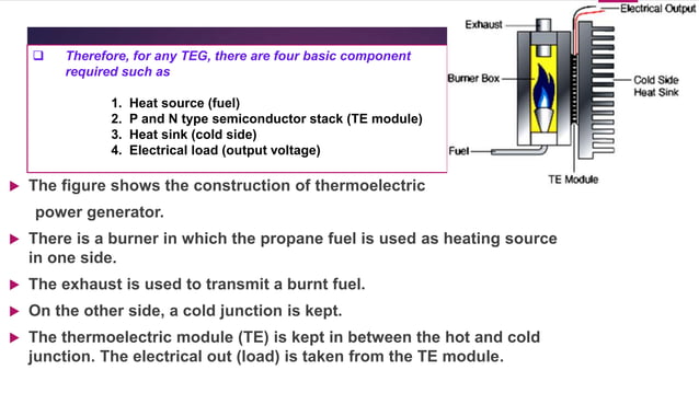 Thermo Electric Power Generation Pptx