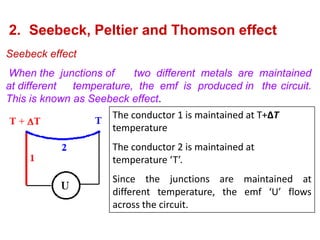 Thermoelectric and Thermionic Generators | PPTX