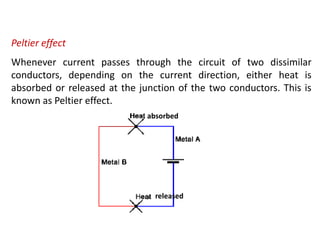 Thermoelectric and Thermionic Generators | PPTX