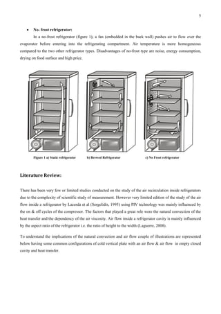 CFD & Thermofluids - Basics of Domestic refrigerator | PDF