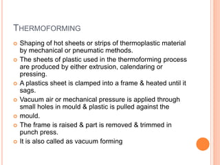 Thermoforming | PPTX