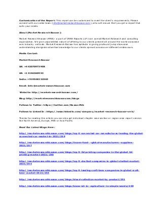 Thermoforming packaging market size
