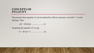 Fugacity | PPTX