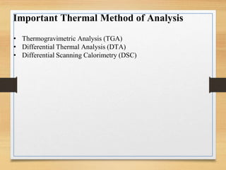 Thermo gravimetric Analysis 2.pdffffffff | PDF