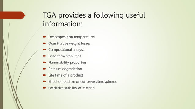 Thermo Gravimetric Analysis (TGA).pptx