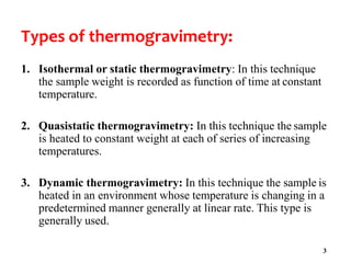 Thermogravimetry Notes.pptx