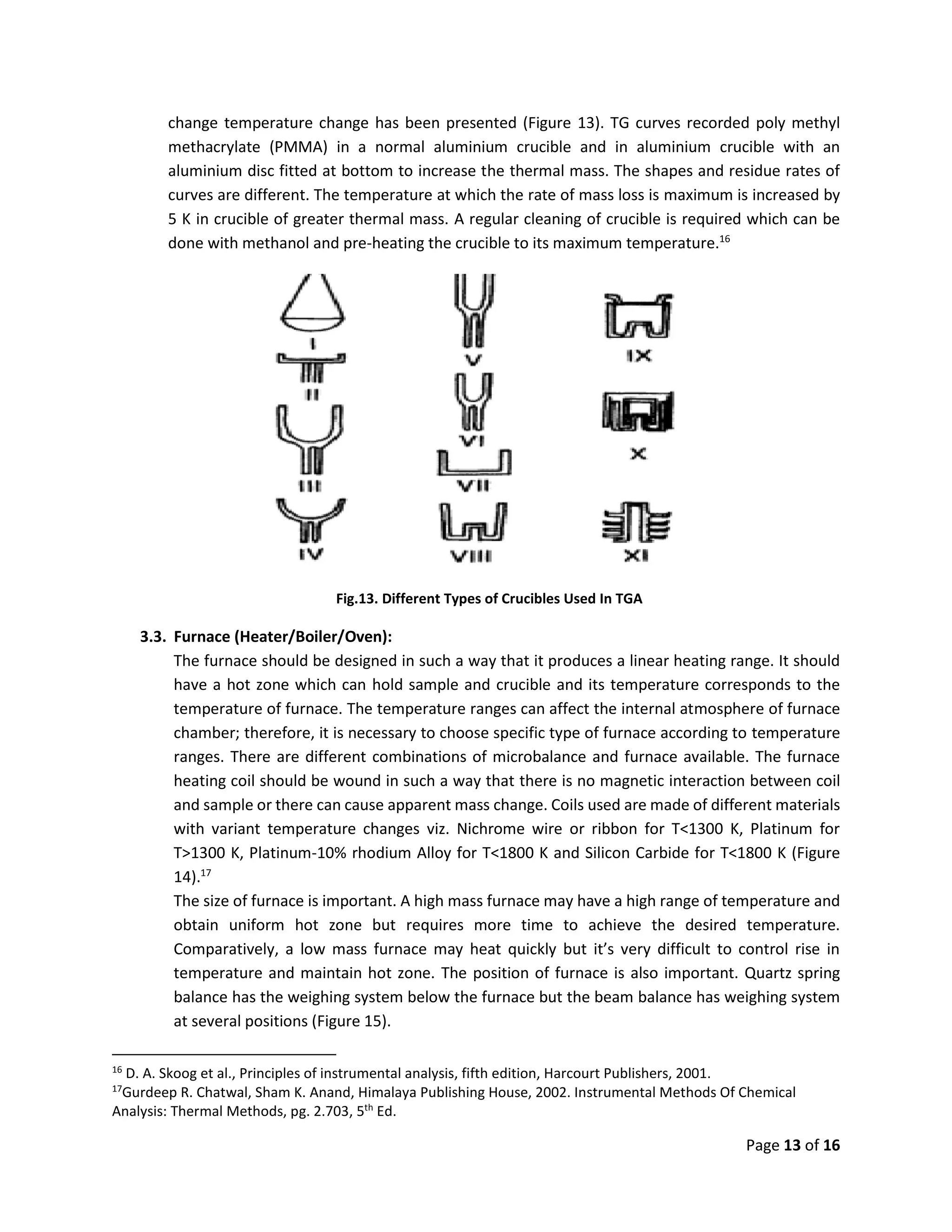 Thermogravimetry Analysis (TGA) | PDF