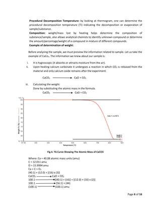 Thermogravimetry Analysis (TGA) | PDF