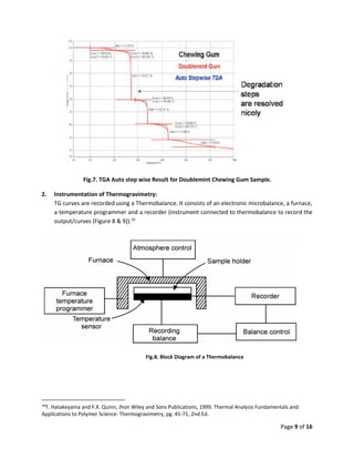 Thermogravimetry Analysis (TGA) | PDF