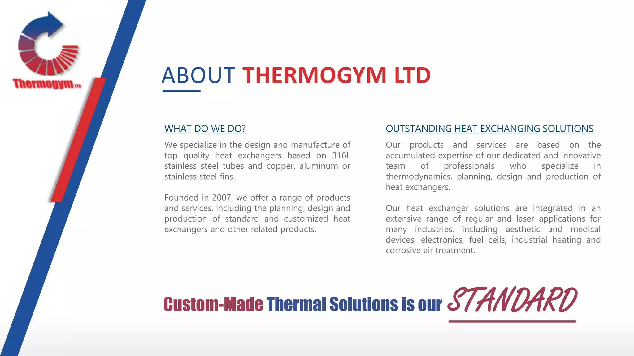 Thermogym ltd. company profile | PDF | Home Appliances | Home & Garden
