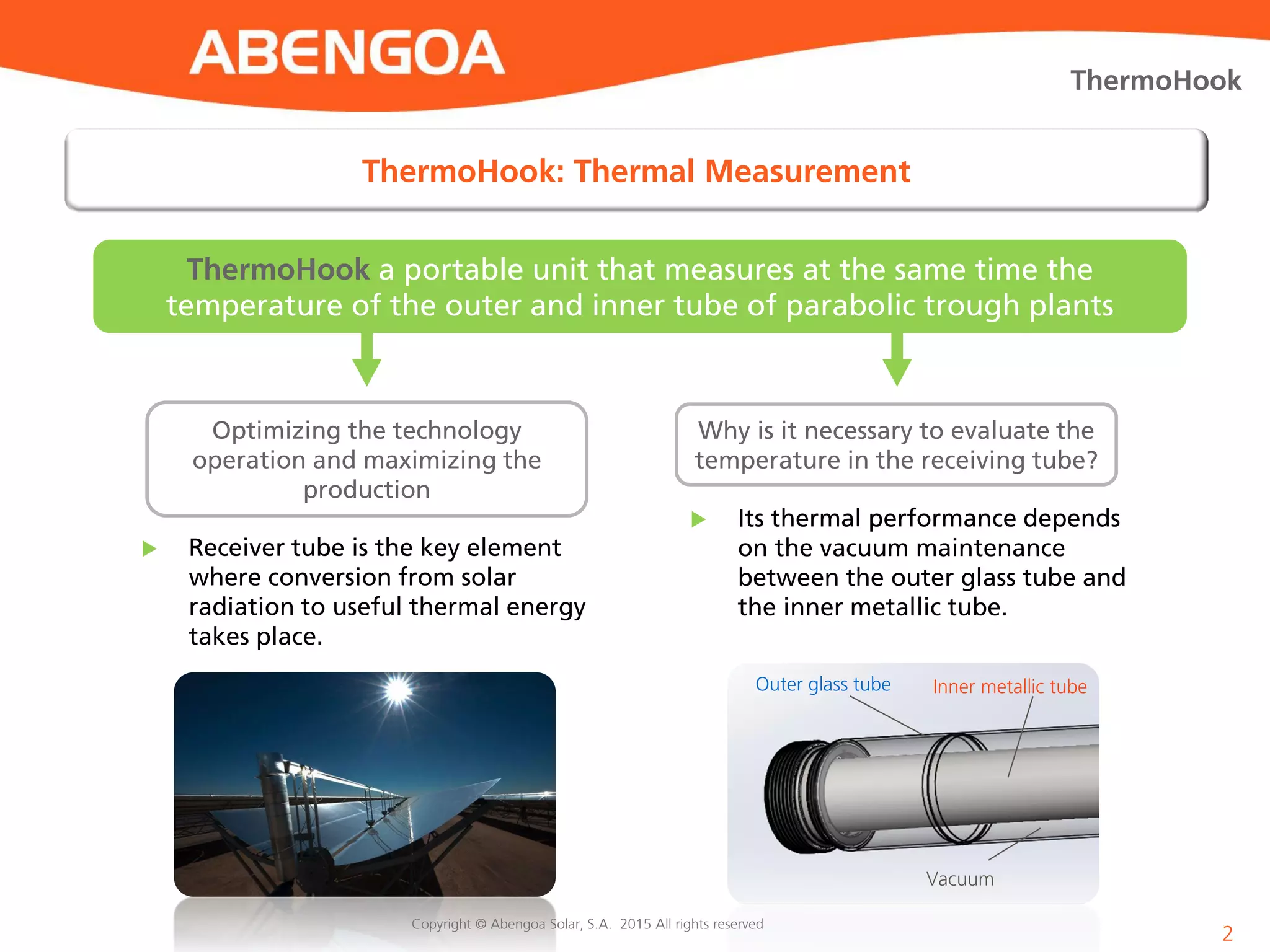 Thermohook: tool for parabolic trough collectors maintenance. | PDF
