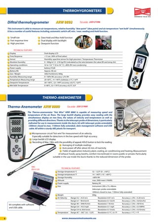Thermohygrometers | PDF