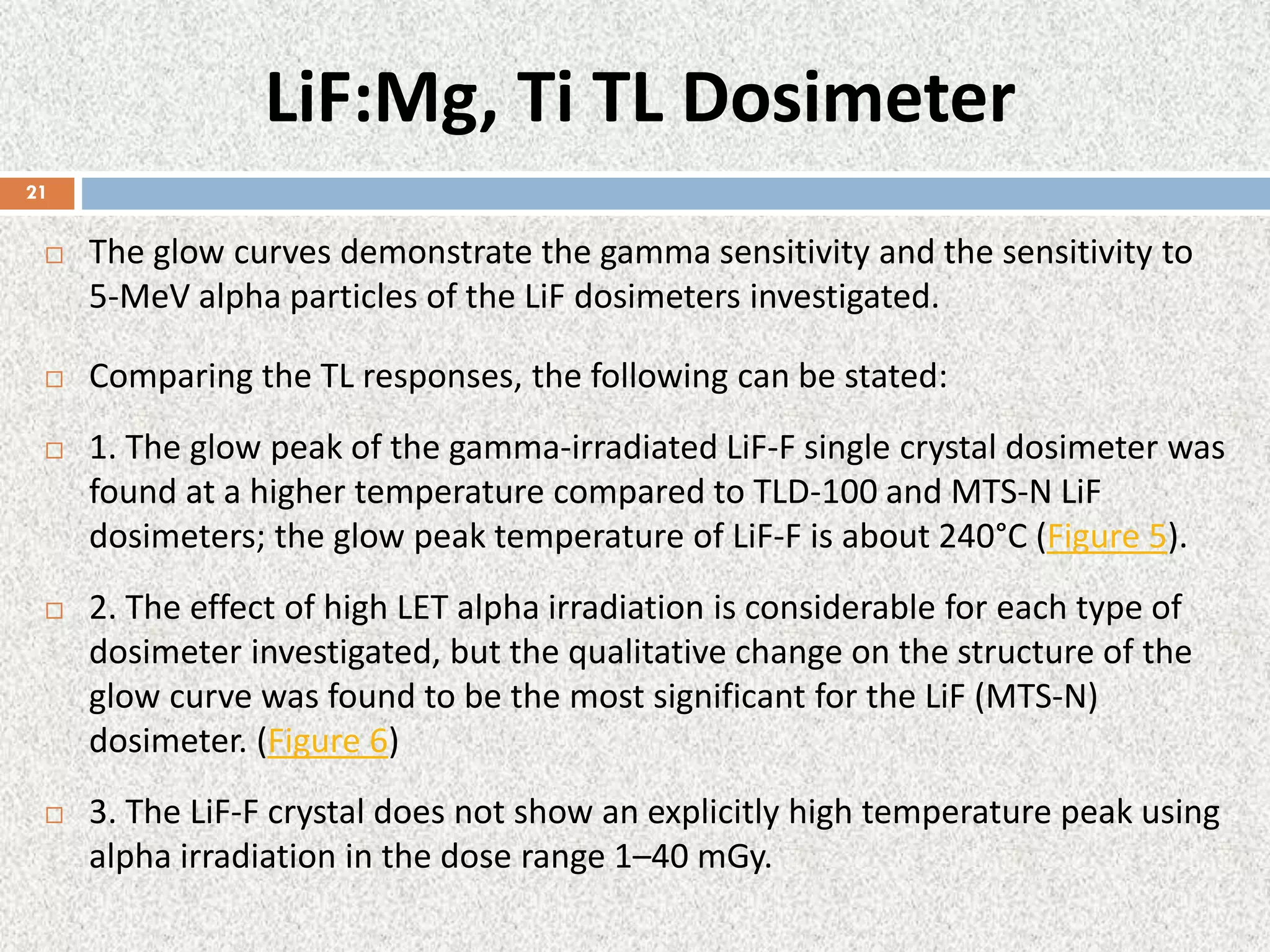 Thermoluminescent dosimetry (tld) | PPTX