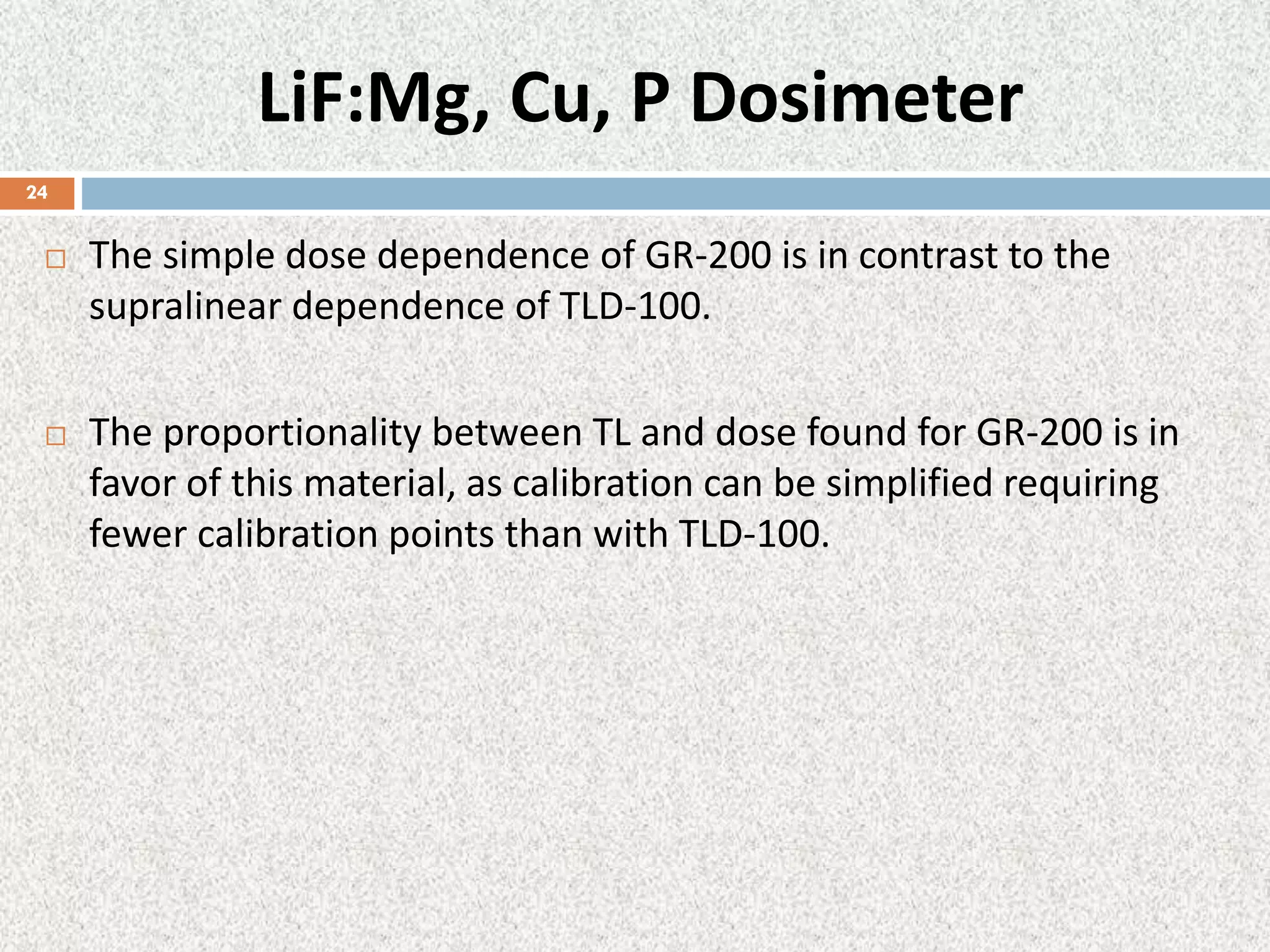 Thermoluminescent dosimetry (tld) | PPTX